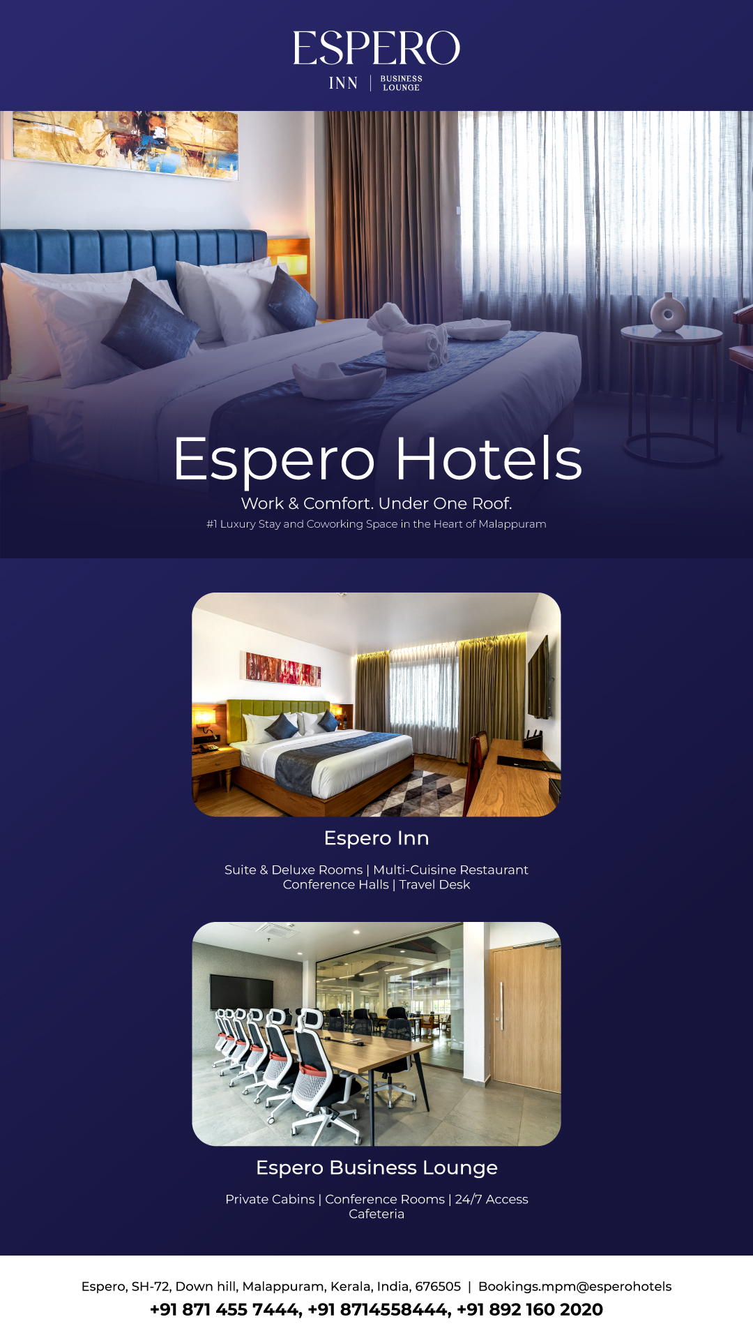 Luxury & Boutique Hotel in Malappuram | Espero Hotels